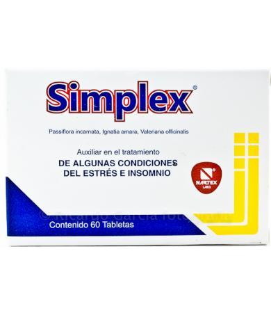 SIMPLEX 60 TAB NARTEX