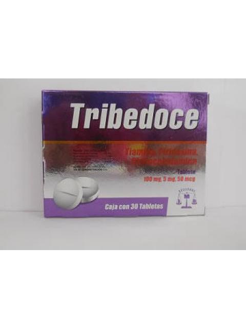 TBS. TRIBEDOCE C 30 TIAMINAPIRIDOXINACIANOCOBALAMINA